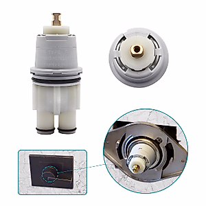 RP46074 Tub Shower Cartridge，Compatible with Delta Shower and Tub 13/14 Series，White