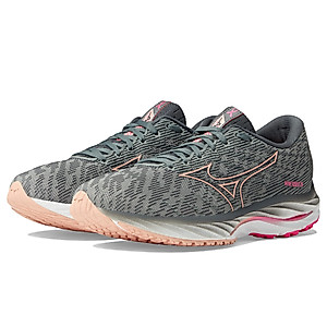 Mizuno Wave Rider 26 Project Zero Ultimate Grey/Peach Bud Women's 10 B (M)