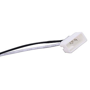 XtremeAmazing Car Stereo Door Speaker Adapter Mounting Plates 6.5 Inch Stand Ring Kit with Wiring Connector Harness Cable Plug Set of 2