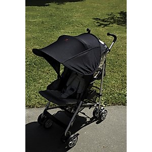Diono Car Stroller Sun Shade, Universal Adjustable Sun Visor Canopy Extension to Shield from Rays, Breathable Mesh Design