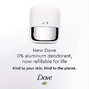 Dove Refillable Deodorant Starter Kit 0% Aluminum Coconut & Pink Jasmine Aluminum Free Deodorant 1.13 oz