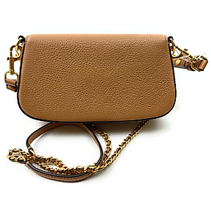 Tory Burch Britten Convertible Crossbody Bag With Gold Hardware (Tiramisu)