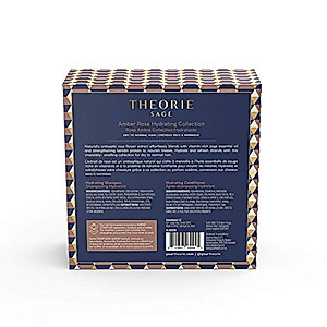 THEORIE Amber Rose Travel Set - Hydrating Shampoo & Conditioner minis - Refresh & Recharge - Suited for Dry to Normal Hair - Protects Color and Keratin Treated Hair, Bottles 90mL each