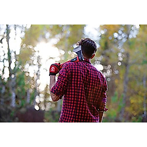 INTERTOOL 15” Hatchet Axe, Small Camp Hand Axe, 1.3 lbs, Wood Chopping, Splitting, Shock Absorbing Fiberglass Anti-Slip Handle HT-0261