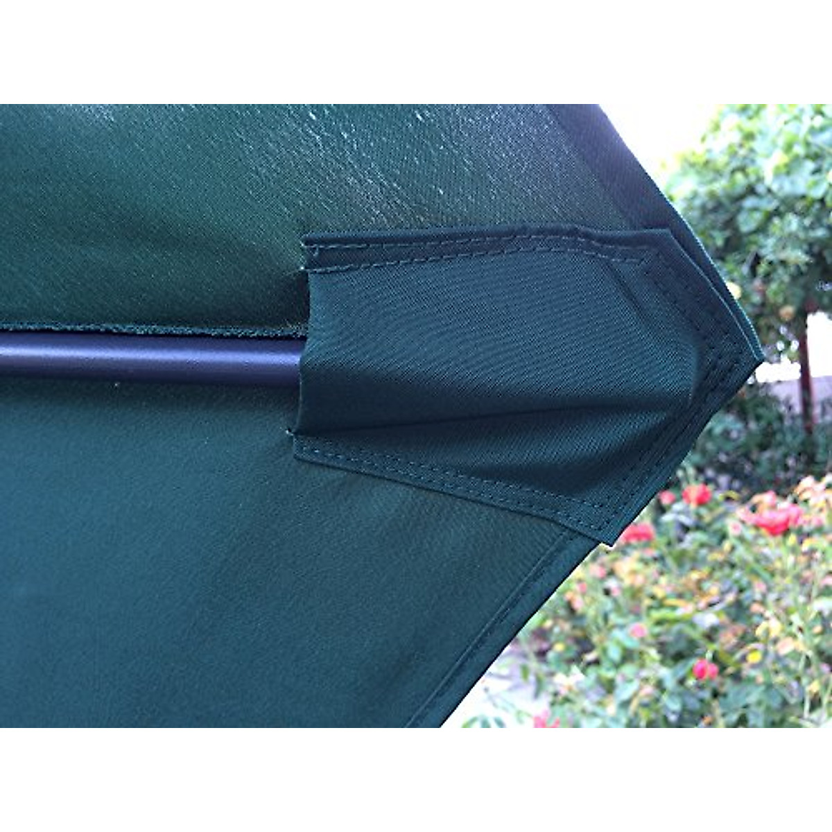 BELLRINO DECOR Replacement Hunter Green STRONG & THICK Umbrella Canopy for 9ft 6 Ribs (Canopy Only)