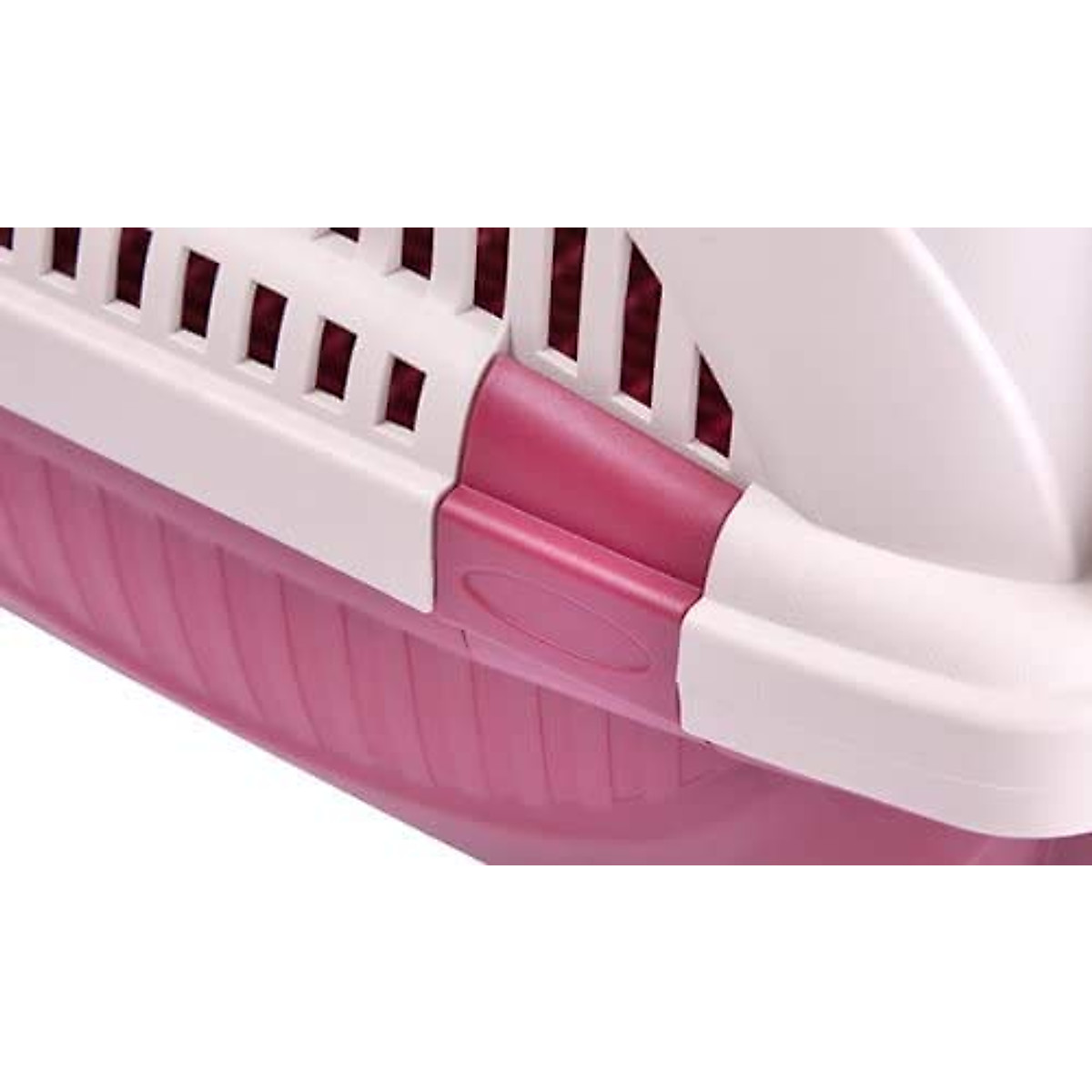 Choco Nose Travel Kennel Set - Durable Top Load Pet Carrier/Crate for Animals Under 12 Lb, Small Dogs/Puppy/Cat/Rabbit- Includes Patented No Drip Water Bottle, Portable Water Bottle + Food Bowl, Red