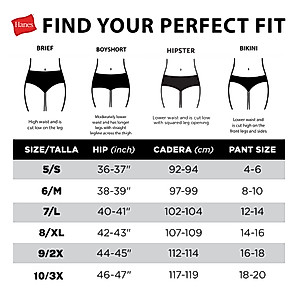 Hanes Women's Comfort, Leaks Period Underwear, Light Protection Bikini, Boyshort, 3-Pack, Brief, Neutrals, 7
