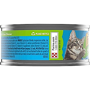 Purina Friskies Pate Wet Cat Food, Ocean Whitefish Tuna, 5.5 OZ Cans (12-Count)