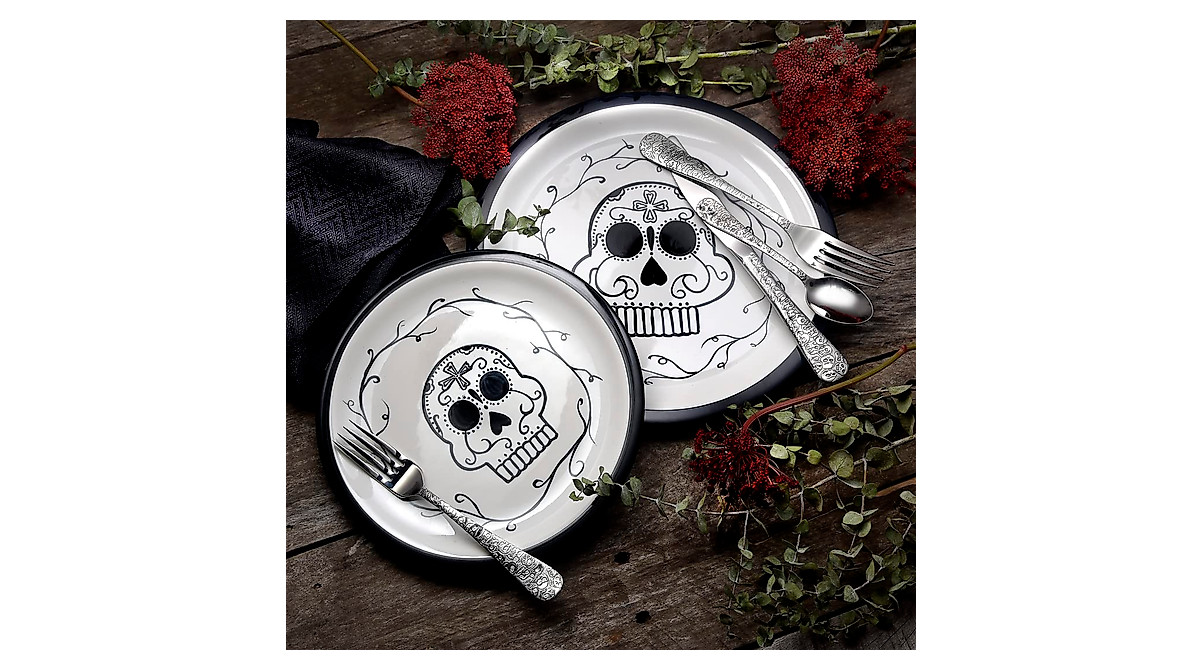 Shop Liberty Tabletop 20 Piece Skull Flatware Set Made in USA