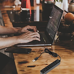 OSALADI USB s Hubs Computer USB Hub Practical Expansion Transfer Adapter Laptop Data USB Hub USB Hubs USB A Hub USB Hub