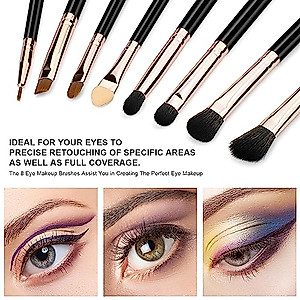 Makeup Brushes Set,Foundation Powder Brush Eyeshadow Brush Concealers Blush Face Professional Make up Brushes Kit with Gifts Box for Woman(Black,14Pcs)