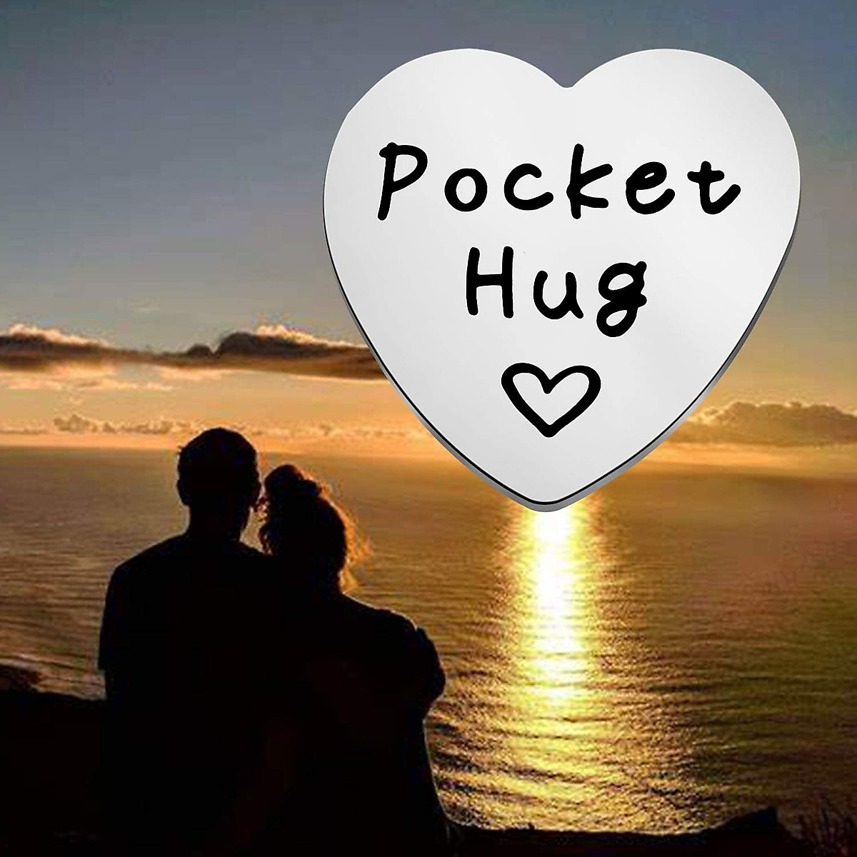 MAOFAED Pocket Hug Token Gift Idea Social Distance Gift Isolation Gift Long Distance Relationship Gift For Girlfriend Boyfriend (pocket hug)