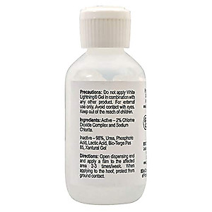 Grand Circuit 2 Oz White Lightning Gel with Dioxicare Use Topically on Hoof Thrush, White Line, or Fungal Conditions
