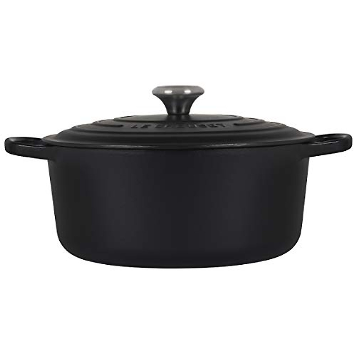 Le Creuset Enameled Cast Iron Signature Round Dutch Oven, 7.25 qt., Licorice