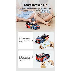 dOMOb Citroen C4 Rally WRC RC Car Building Kit – Bricks Toys for 6+ Age Kids & Adults – 1:20 Model Build Set – 2.4GHz Remote Control – 329 pcs Blocks – STEM for Boys & Girls