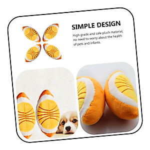 DOITOOL 4pcs Dog Chew Toy Dog Teething Chew Toys Dog Dental Toys Chewer Teething Toy Puppy Chewing Stick Dog Squeaky Toys Bird Toy Stuffed Sloth Plush Toy Dog Plush Toy Chewing Gum Filling