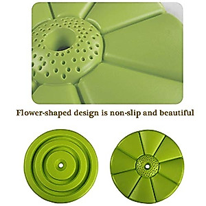 Tree Swing Green Plastic Swing Board Strong Braided Rope Indoor and Outdoor Swing Children's Chair Toy Bearing Weight 200kg Swing Seat for Kid (Color : Green-A)