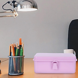 Cabilock 1pc Box Snack Metal Nesting tins Drawer Box Storage Rack Household Trash Box Simple Sundries Holder Storage Container Hinge Tray Mini Hinges Rectangle Jewelry Box Seal