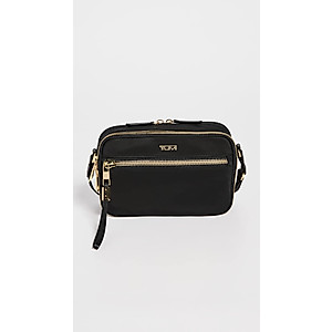 TUMI Voyageur Langley Crossbody - Black/Gold