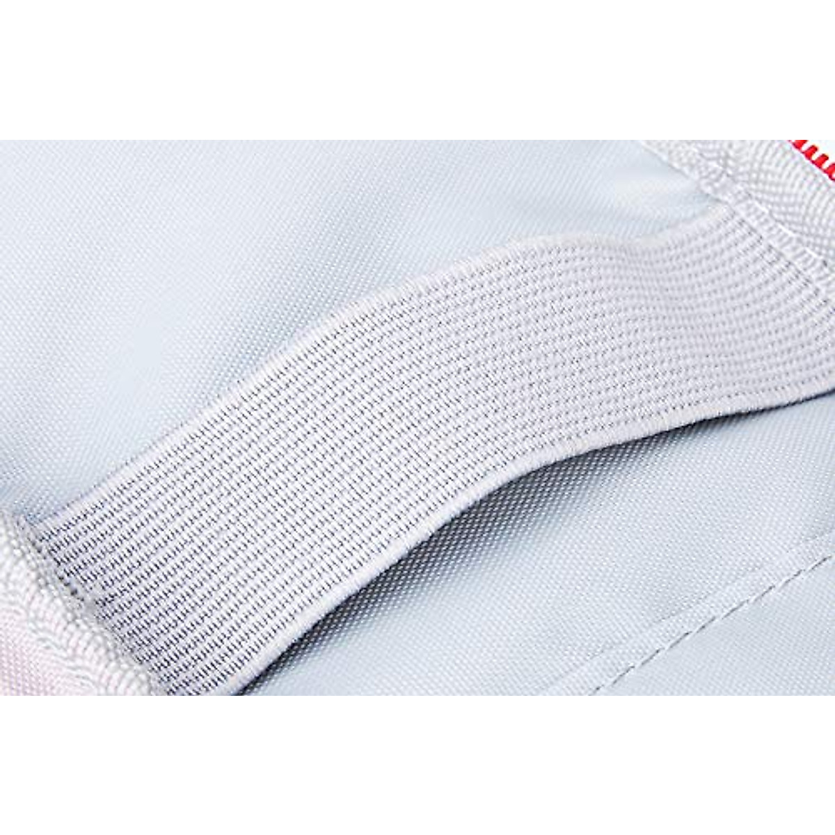 Large Capacity Double Zipper Pencil Case Bag Pen Pouch (Red, Red)