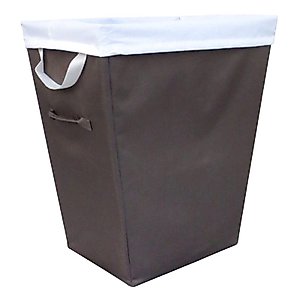 Tapered Laundry Hamper with Removable Liner, Grey