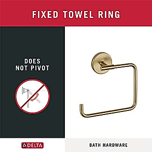 Delta Faucet 759460-CZ Trinsic Towel Ring, 2 x 6.41 x 5.69 Inches, Champagne Bronze