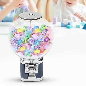 BANLICALI Vending Machine, Modern Freestanding Mini Candy Vending Machine with Keys, Big Bubble Gumball Bank for 1.26" Ball, Gumball Dispenser Machine for Business Coin Capacity 800-1000 (Dark Blue)