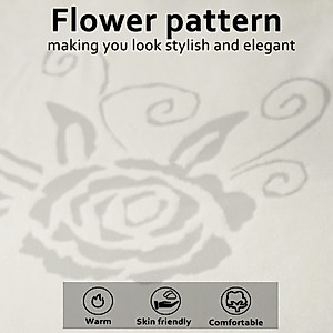 ELFJOY White Faux Fur Bridal Shawl Wrap for Wedding and Evening Dresses - Luxury Fur Cape