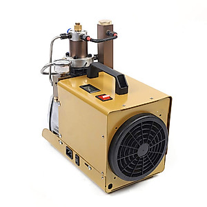CNCEST 110v High Voltage Electric Pcp Air Compressor, Submersible Pump 30mpa 4500psi Scuba Submersible Pump Water Cooling