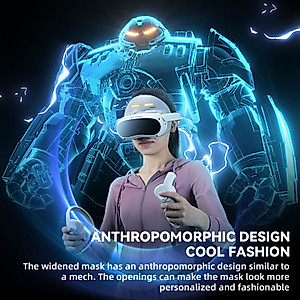 For Pico 4 Leather Protector Pad, Breathable Wide Ice Silk Protector Pad, VR Cooling Fan Set (Protective cover + ice silk sponge)