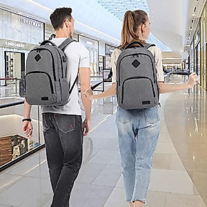 LOVEVOOK Laptop Backpack for Women Men, Classical Laptop Bag with Laptop Compartment for Work Travel, Fashion Daypack, Fit 15.6" Laptop