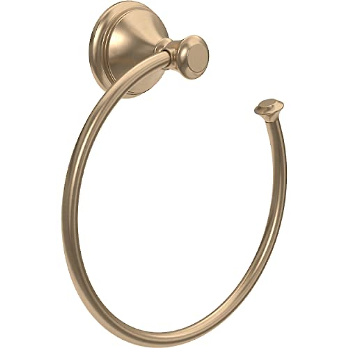 Delta Faucet 79746-CZ Cassidy Wall Mounted Towel Ring in Champagne Bronze, Bathroom Accessories