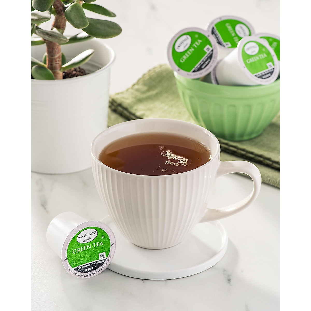Twinings Green Tea single serve capsules for Keurig K-Cup pod brewers (48 Count)