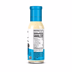 Chosen Foods Avocado Oil-Based Ranch Salad Dressing and Marinade, Keto Diet Friendly, Gluten Free, Low-Carb Sauce (8 oz)