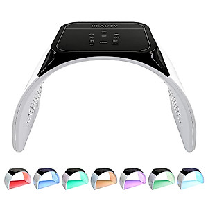 FARRENCE LED Face Mask Light 7 in 1 Color SPA Facial Equipment LED Light Facial Body Beauty Machine for Skin Care at Home