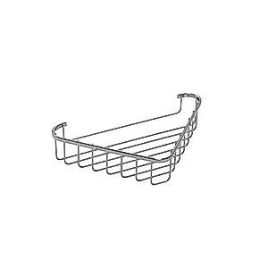 Croydex Rust Free Mild Steel Corner Basket, Silver