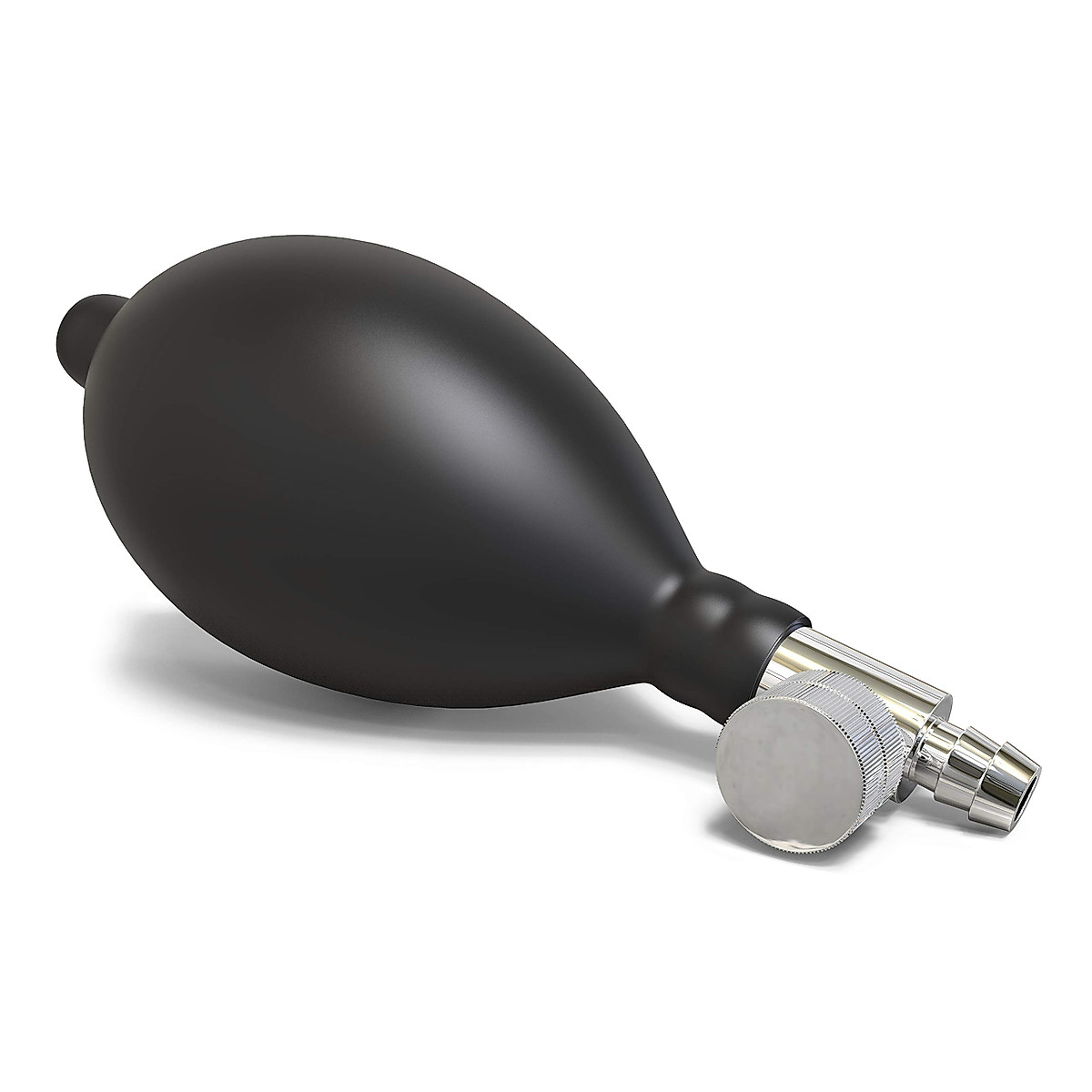 Replacement Blood Pressure Bulb & Air Release Valve by CORPS LEGACY - Premium BP Bulb for Manual Inflation of Sphygmomanometer - Works with BP Cuff and Cervical Inflatable Devices (Latex, Black)