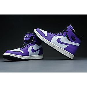 Jordan Mens 1 High Zoom Air CMFT CT0978 501 Crater Purple - Size 10.5