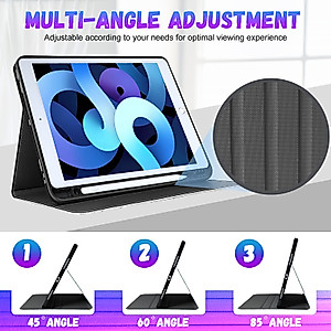 Uppuppy for iPad 9th/8th/7th Generation Case 10.2 Inch Girls Cute Women Folio Smart Cover with Pencil Holder Tree Aesthetic Cool Design Girly Teens Unique Cases for iPad 7/8/9 Gen A2602 A2270 A2197