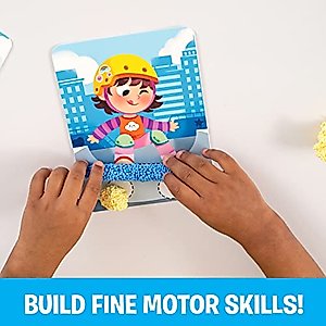 Educational Insights Playfoam Shape & Learn Character Cards, Build Vocabulary & Fine Motor Skills with a Sensory Toy, Ages 3+