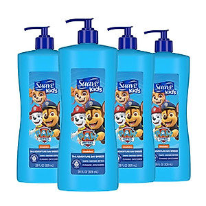 Suave Kids 3-in-1 Shampoo, Conditioner, Body Wash Paw Patrol Adventure 28 FL oz, (Pack of 4)