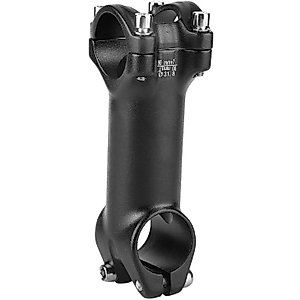 ZECHAO Adjustable Bike Stem,Bike Alunimium Alloy Handlebar Stem 31.8mm for Most Bike, Road Bike, Mountain, BMX, Cycling Bike Stem (Color : Black, Size : 31.8 * 60mm)