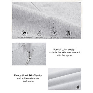 Fengbay Womens Zip Up Cropped Hoodies Fleece Full Zipper Sweatshirts Pullover Scuba Hoodie with Pocket