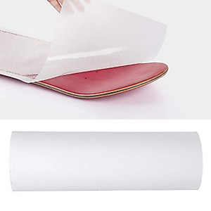 VBESTLIFE Clear Skateboard Grip Tape, Waterproof Scooter Grip Tape, Longboard Grip Tape, Anti Slip Transparent Skateboard Oiliness Sandpaper Accessory for Skating Board Longboarding