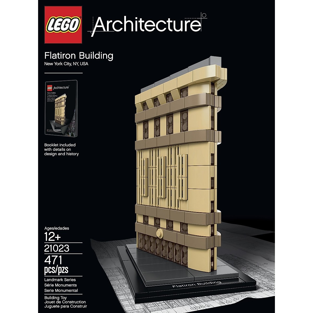 LEGO Architecture 6101026 Flatiron Building 21023 Building Kit