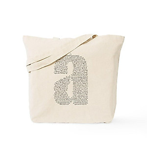 CafePress A Is For Austen Tote Bag Canvas Tote Shopping Bag
