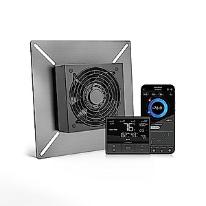 AC Infinity AIRTITAN T3, Ventilation Fan 6" with Temperature Humidity Controller, for Crawl Space, Basement, Garage, Attic, Hydroponics, Grow Tents