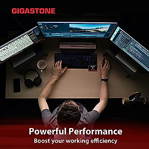 Gigastone SATA SSD 2TB SSD 2.5 Game Turbo 3D NAND Internal SSD SLC Cache Boost Speed 560MB/s Internal Solid State Drives Upgrade Storage for PC PS4 Laptop SSD Hard Drives SATA III 6Gb/s 2.5”/7mm