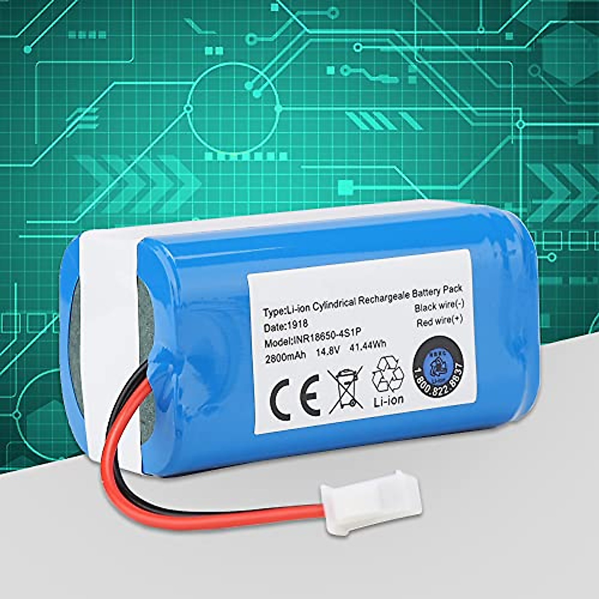 SYH&AQYE 14.8V 2800Mah Replacement Battery, Compatible with A4s, A4s pro, A6, A7, A8, A9 Robotic Vacuum Cleaners for N79S Robot Vacuum Cleaner