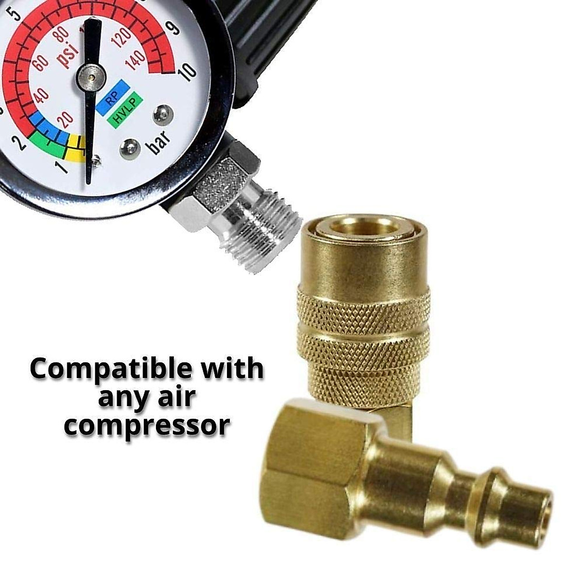 DAR01B Regulator with Air Tools Fittings Kit Combo